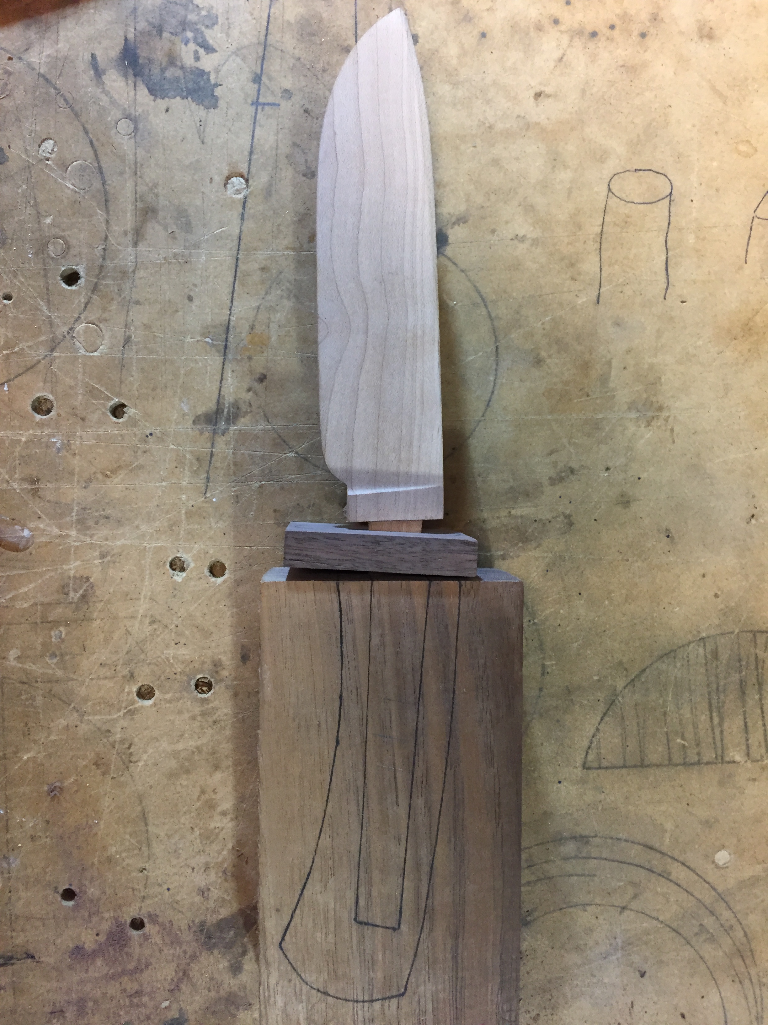 Drop Point Hunter Knife Pattern | Make Stuff With Your Hands